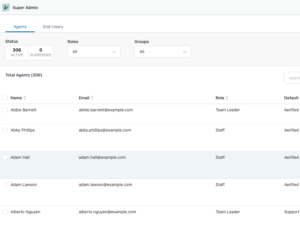 Super Admin App Integration with Zendesk Support